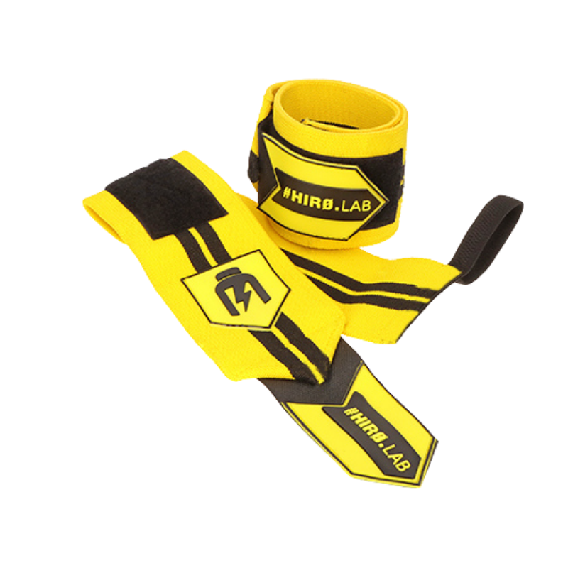 Hiro.Lab Wrist Wrap - Żółty Usztywniacze na nadgarstki