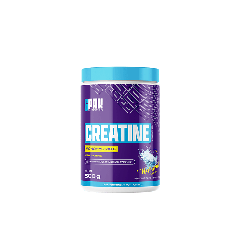 6PAK Creatine Monohydrate 500g Naturalny Monohydrat Kreatyny
