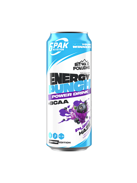6PAK Energy Punch Power Drink 250ml Aminokwasy