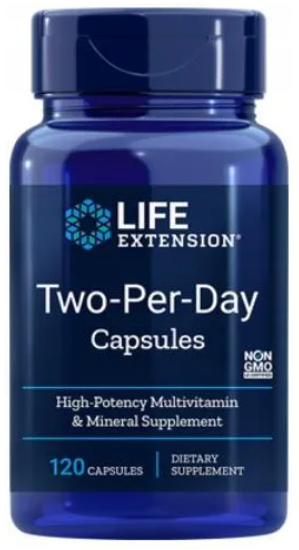 Life Extension Two Per Day Capsules 120kaps. Multiwitamina Kompleks