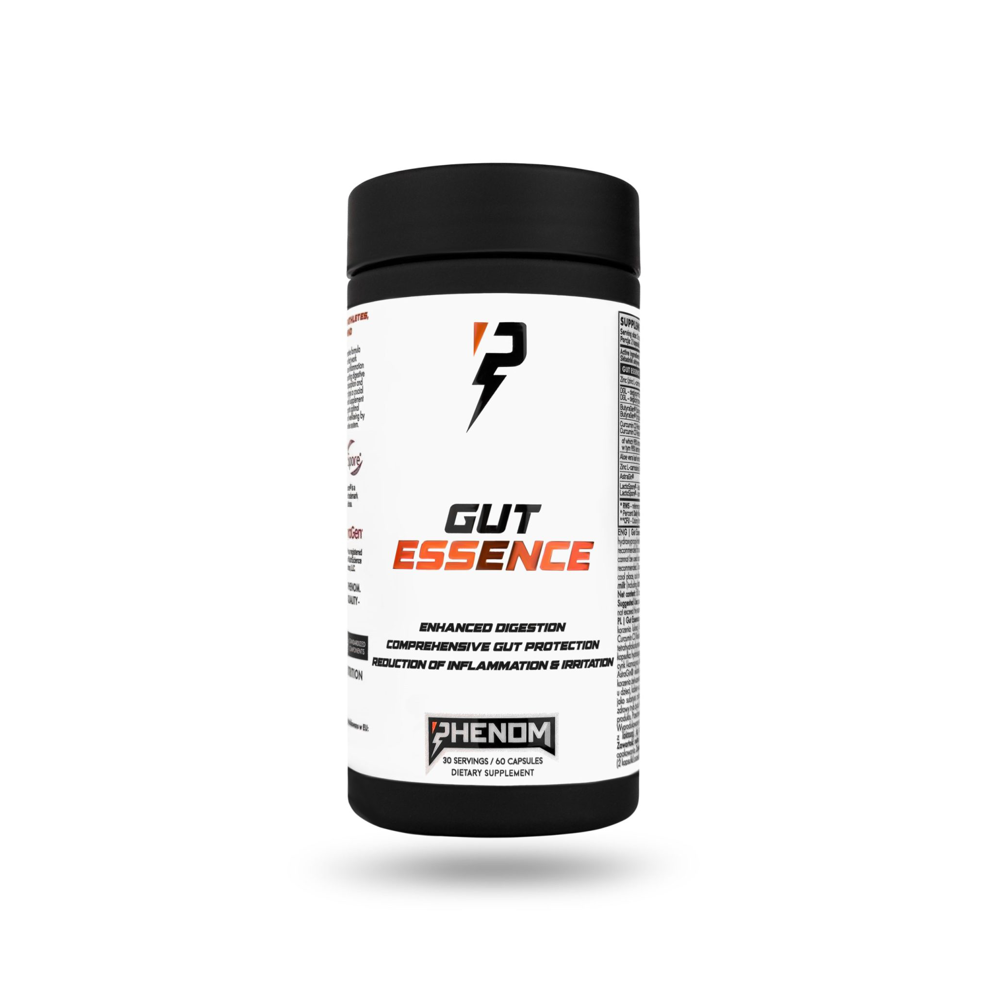 Phenom Gut Essence 60kaps. Kompleksowe Wsparcie Układu Trawiennego