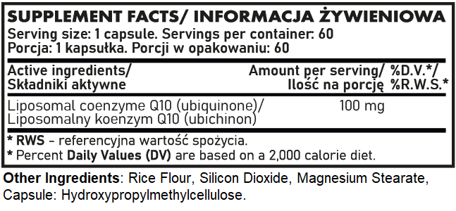 Phenom Liposomalny Koenzym Q10 60kaps. Ubichinion