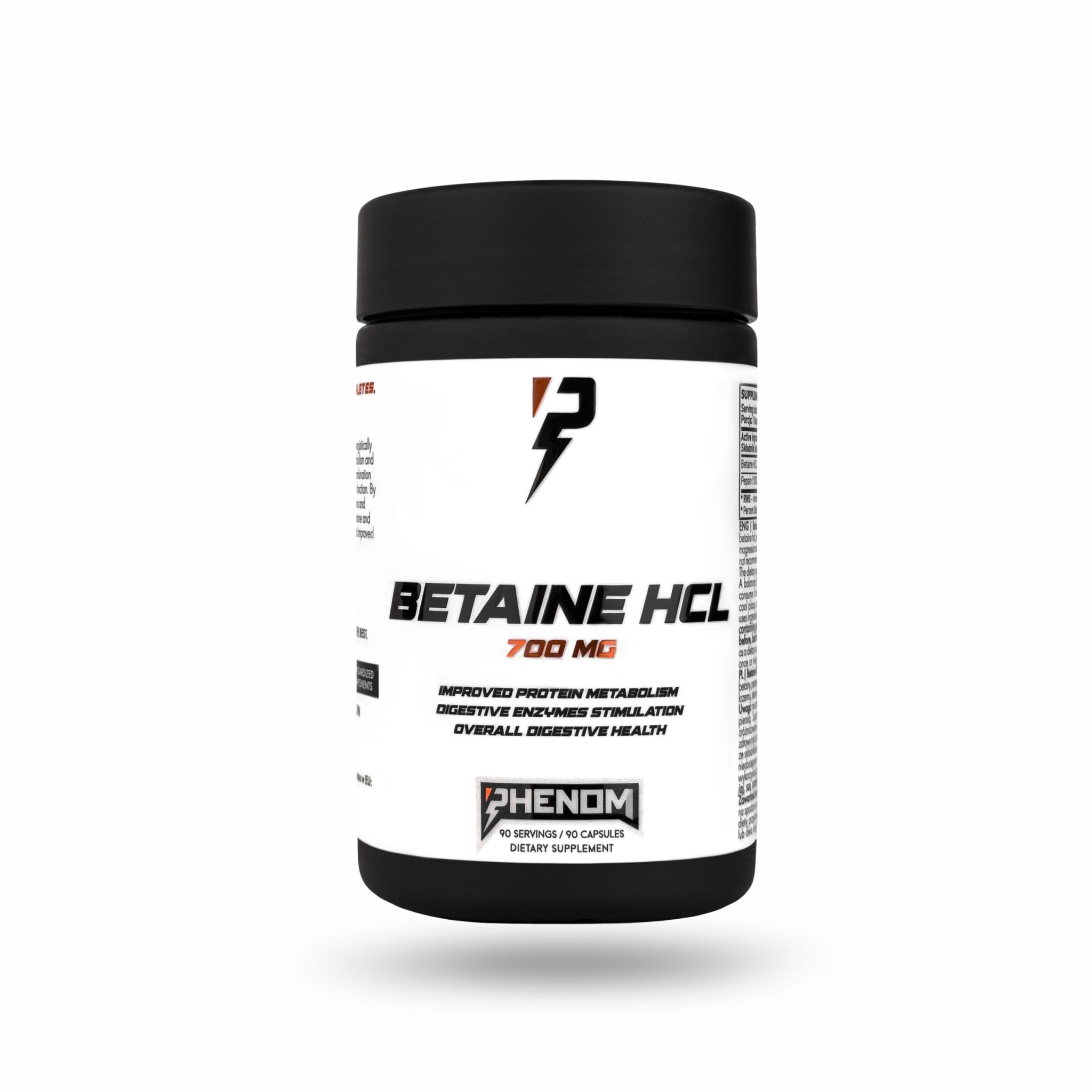 Phenom Betaina HCL 90kaps. Betaina Wydolność