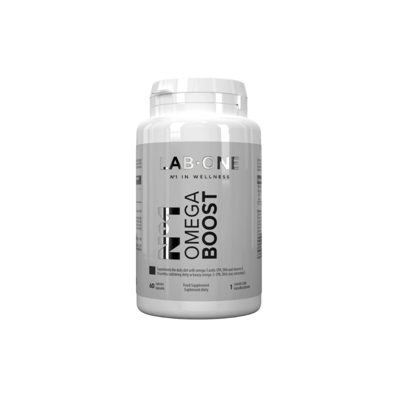 Lab One Omega Boost 60kaps. Kwasy Tłuszczowe Omega 3 EPA DHA