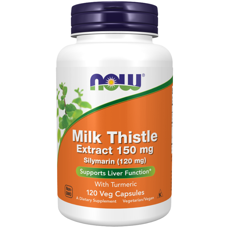 NOW Milk Thistle Extract 150mg - 120vcaps. Ostropest Plamisty